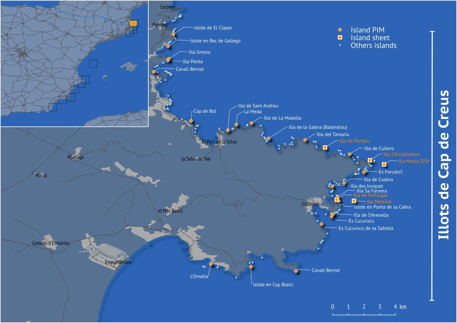 PIM ATLAS | Fiche Cluster – Illots de Cap de Creus